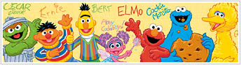 Instant Wall Decor - Sesame Street Peel & Stick Border